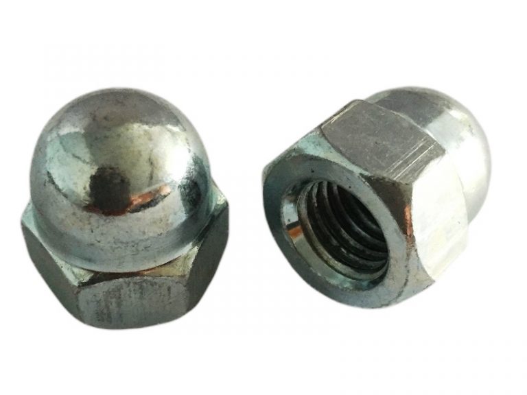 Sechskant Hutmutter DIN 1587 galvanisch verzinkt in unserem Onlineshop